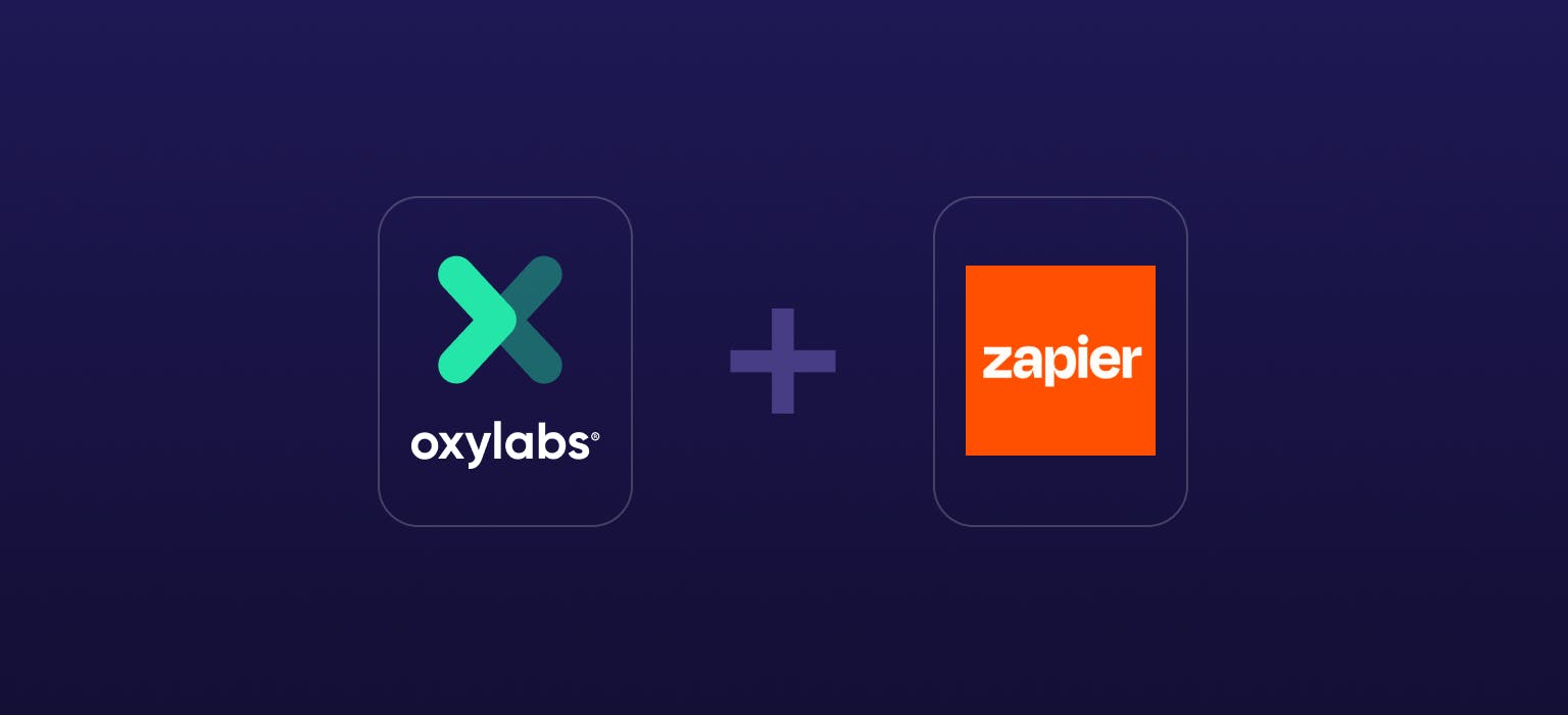 How to Extract Data With Zapier and Oxylabs