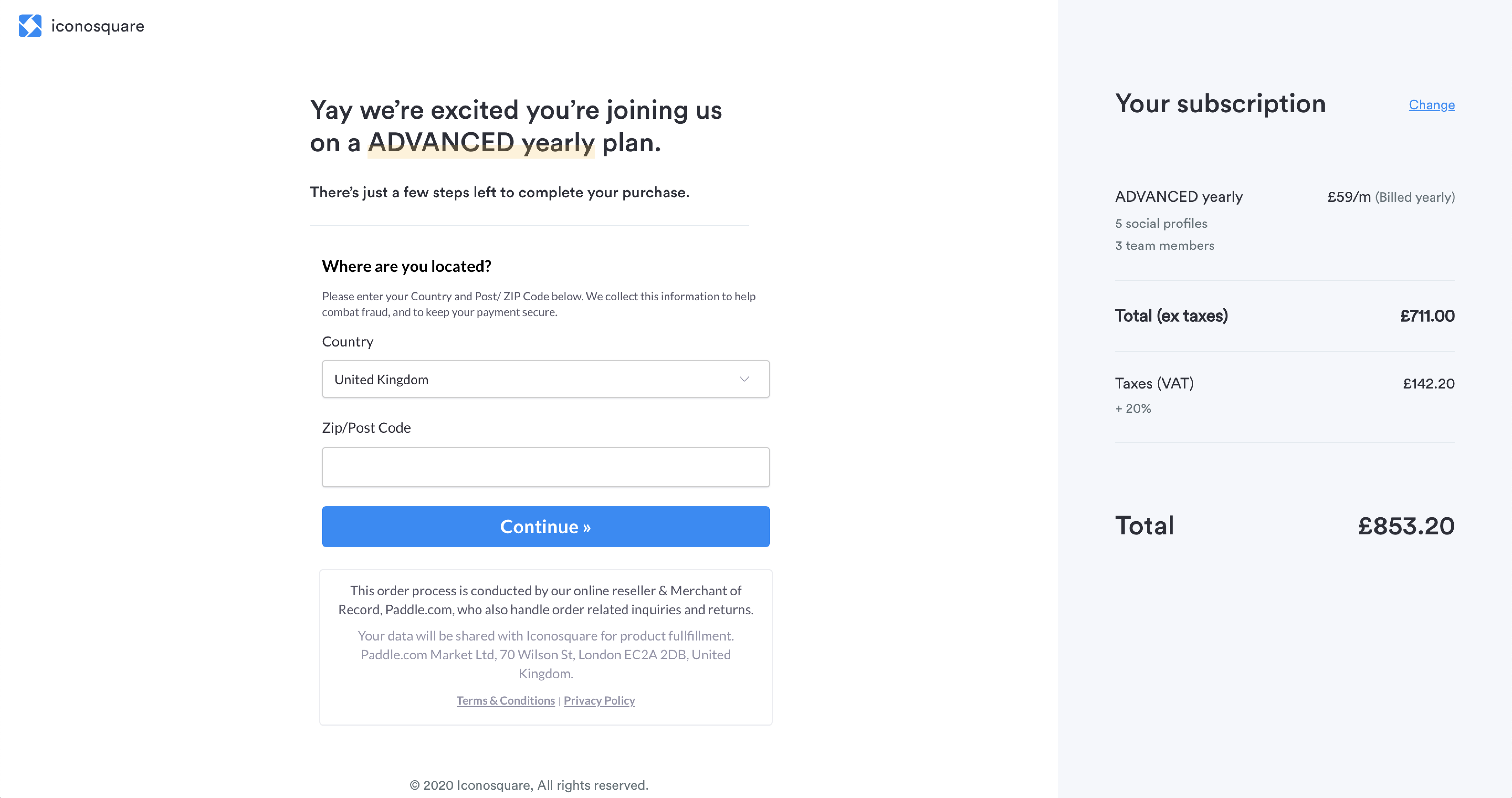 Branded Inline Checkout: Design flexibility for the Paddle Checkout
