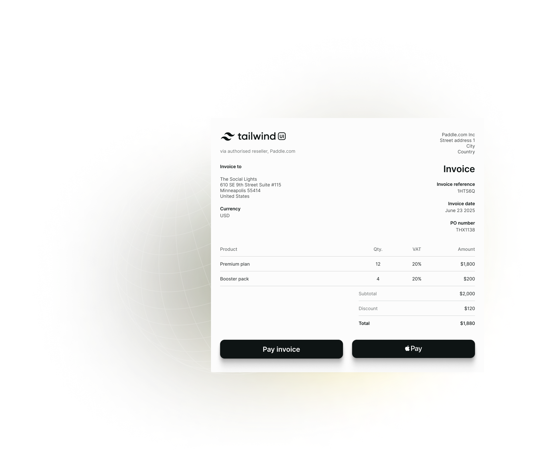 Simplified invoicing and sales-assisted billing | Invoicing | Paddle