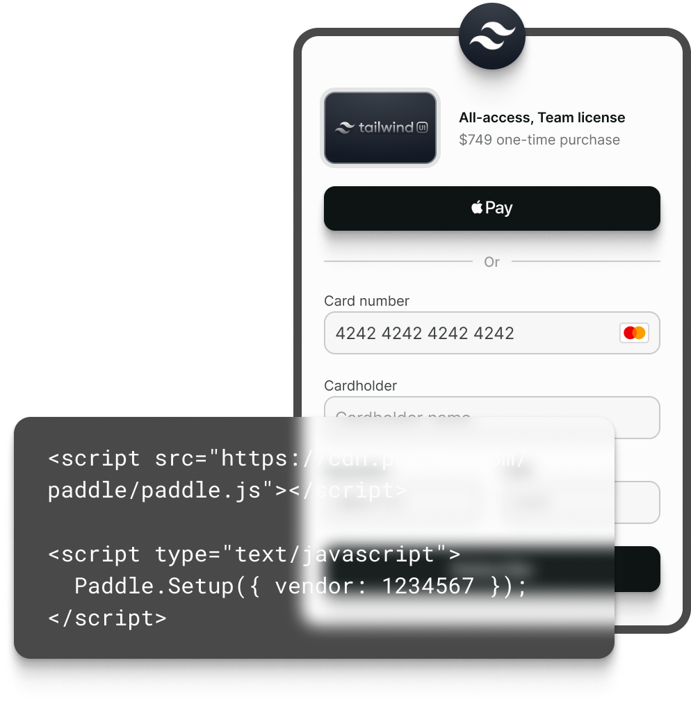 Modern and flexible checkout for SaaS | Checkout | Paddle