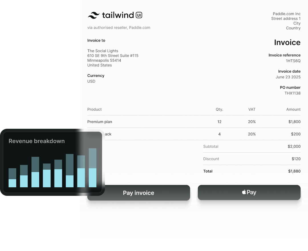 Online Invoice Payment System | Create & Send Invoices | Paddle