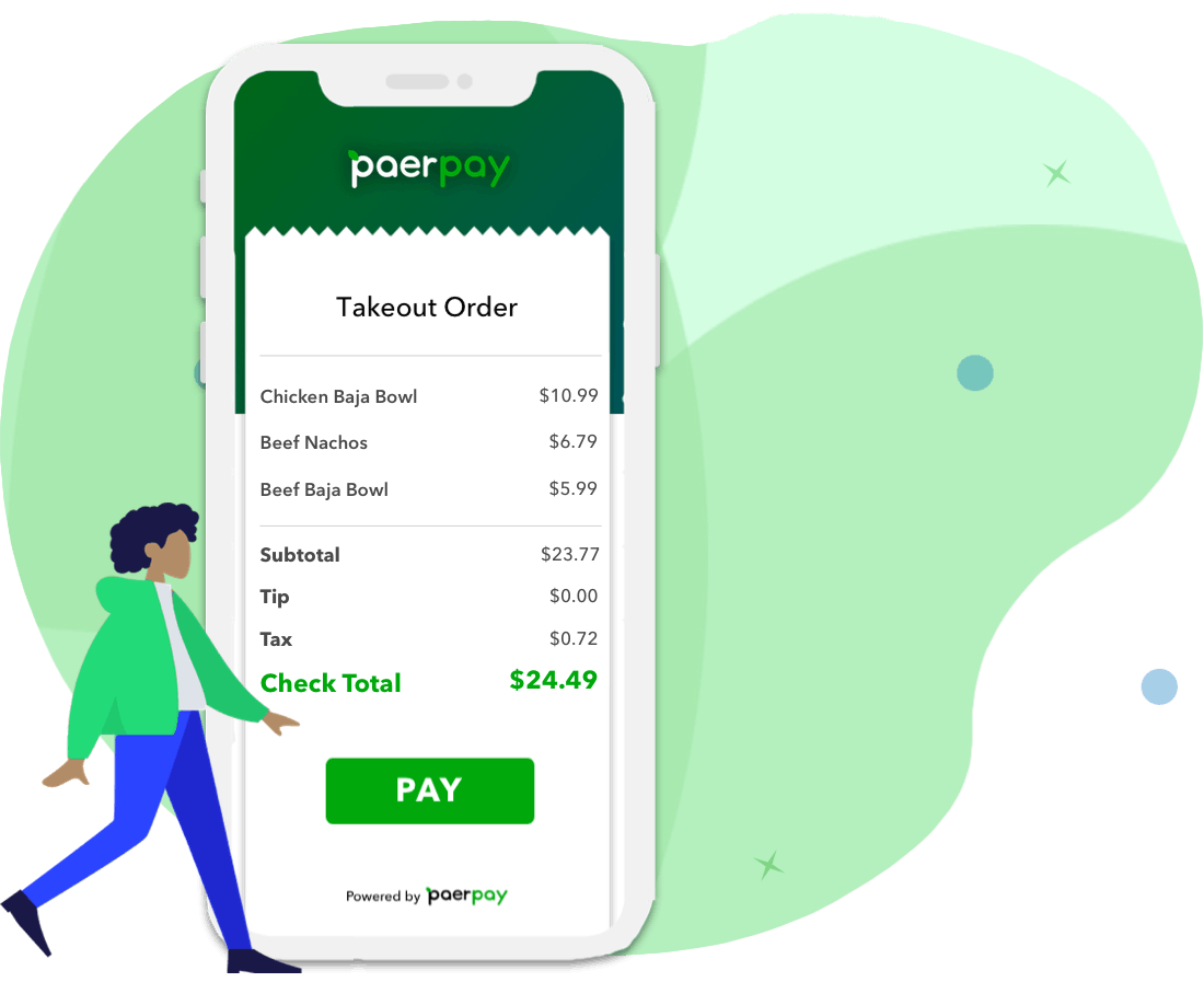 The best contactless payment experience for restaurants | Paerpay