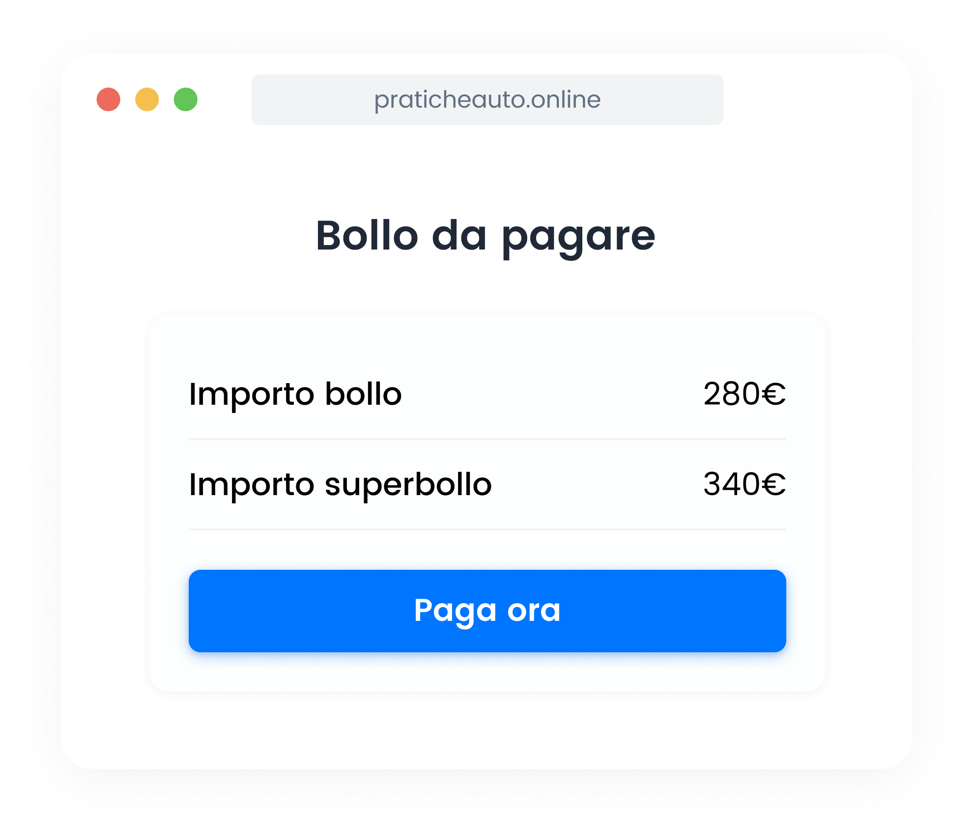 Calcola il Bollo e Superbollo Auto o Moto online | Pratiche Auto Online