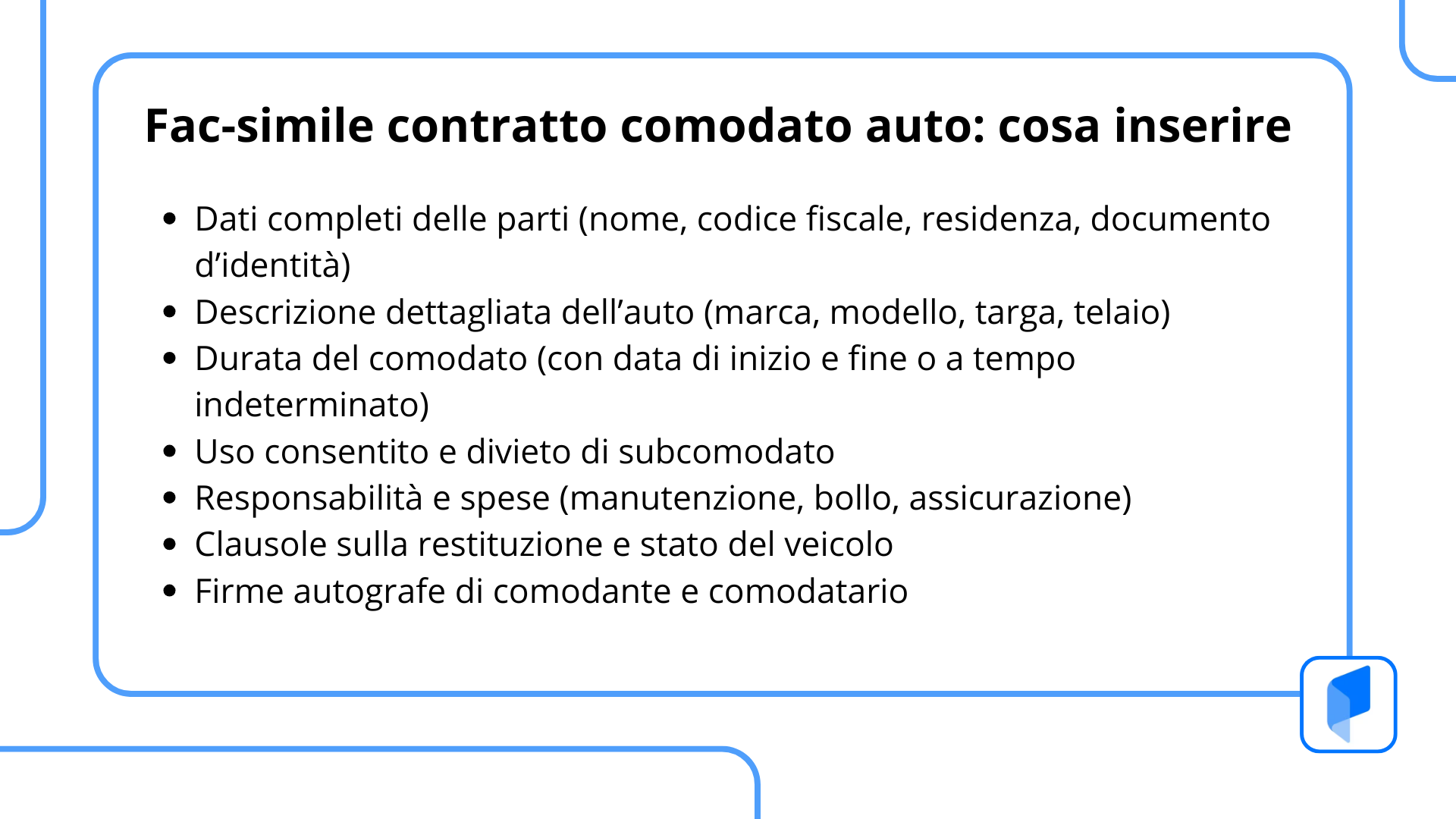 Comodato d’uso gratuito di un’auto: guida completa 2025 | Pratiche Auto ...