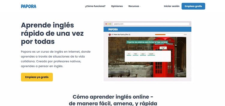 Las 9 Mejores Escuelas de Ingles Online en 2025 | Papora