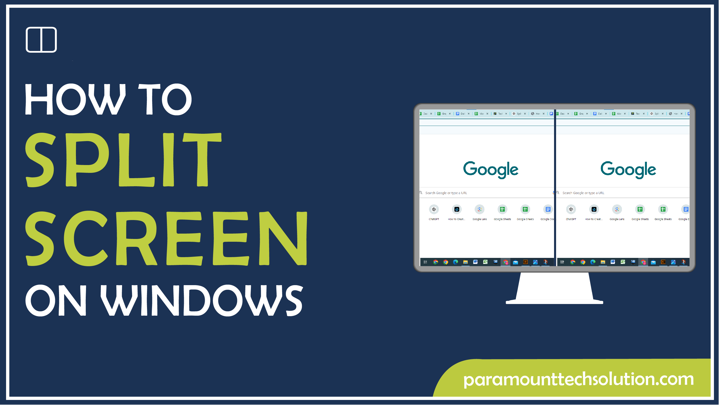 How To Use Split Screen In Windows 10