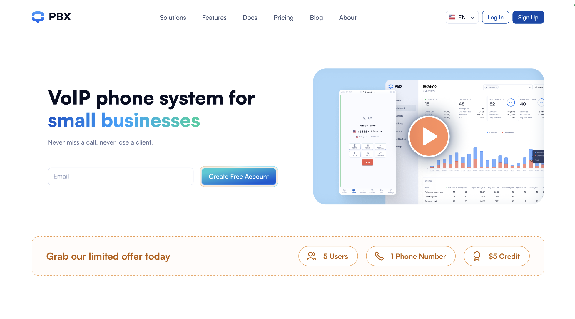 Best VoIP Phone System for Small Business. Get for Free | PBX.IM