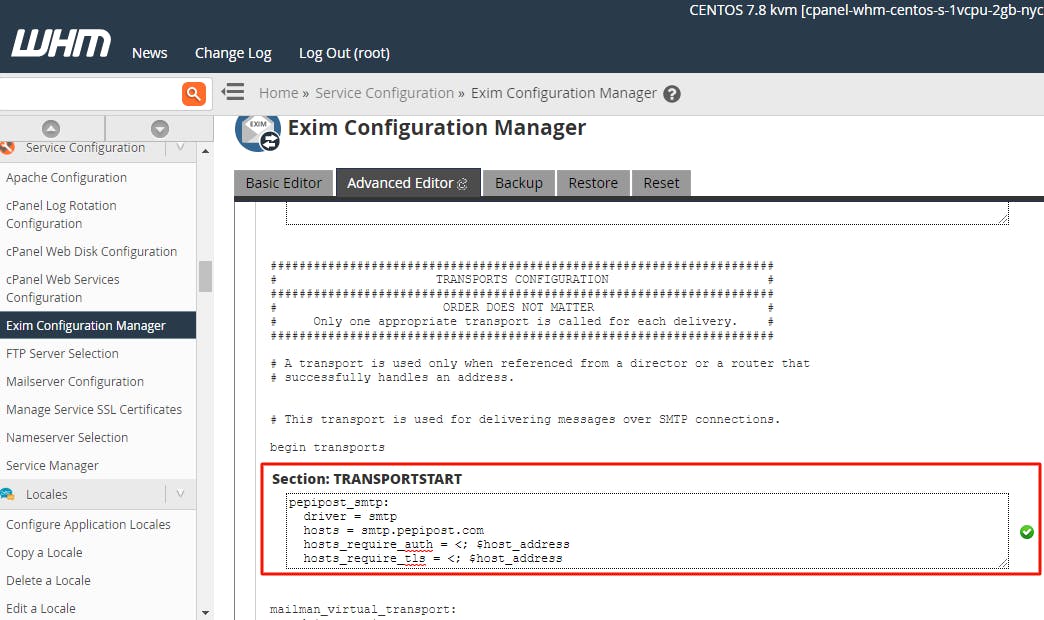 Complete Guide How To Integrate Pepipost Smtp With Exim Mail Server