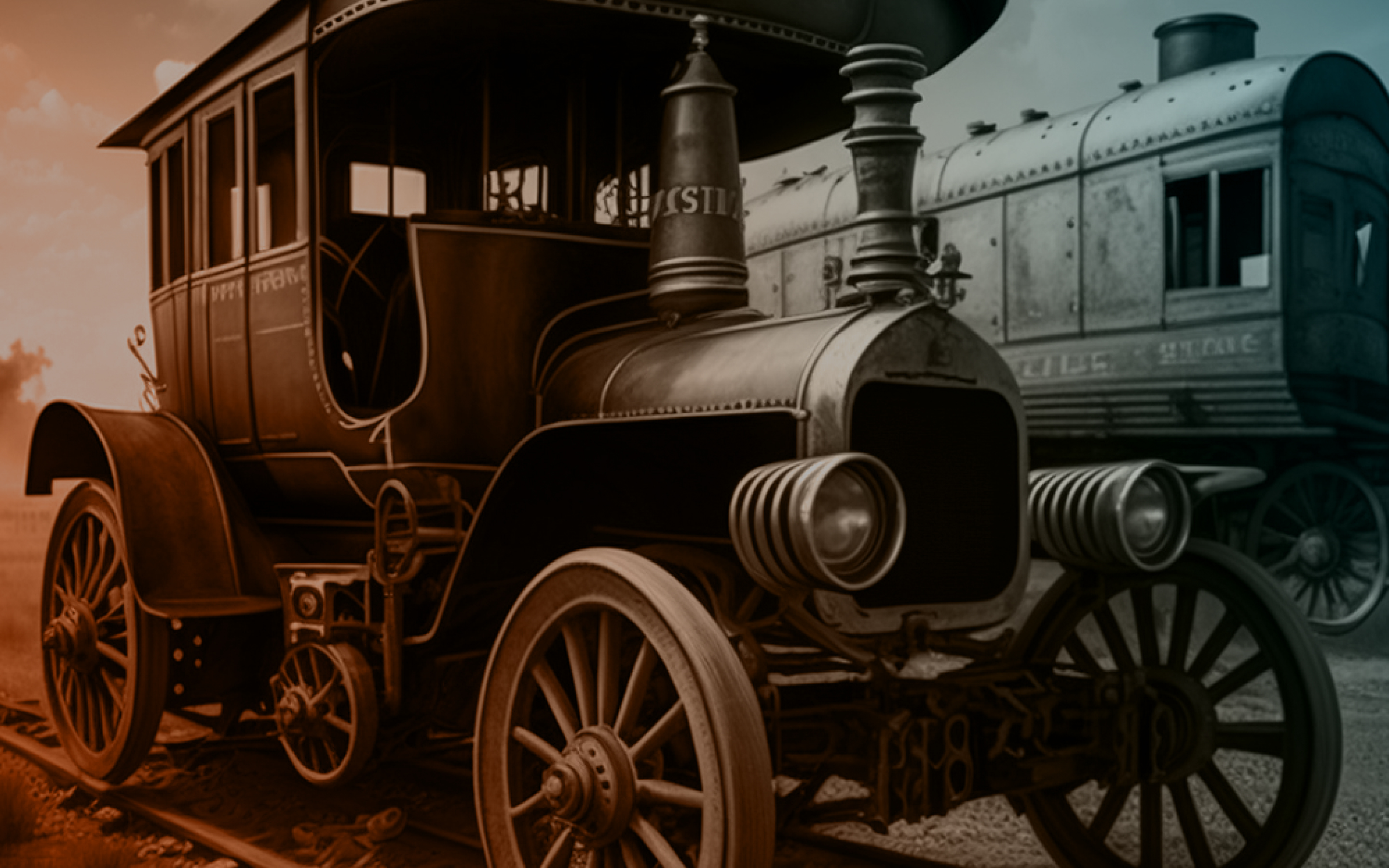 The blacksmith, the boy, and the locomobile