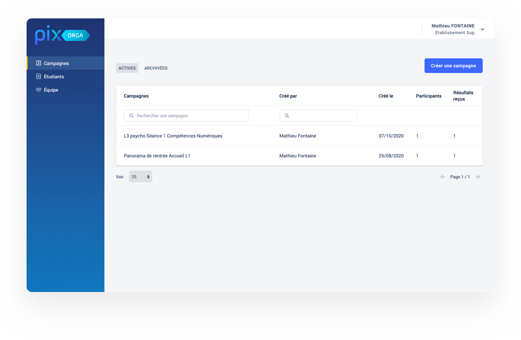 Enseignement supérieur | Pix