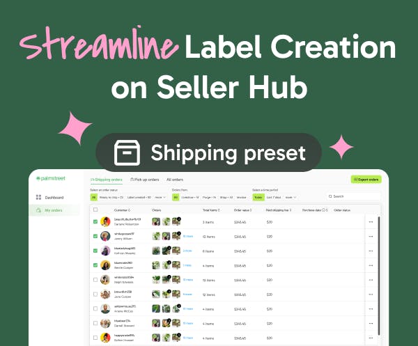 Streamline Label Creation with Shipping Preset in Seller Hub
