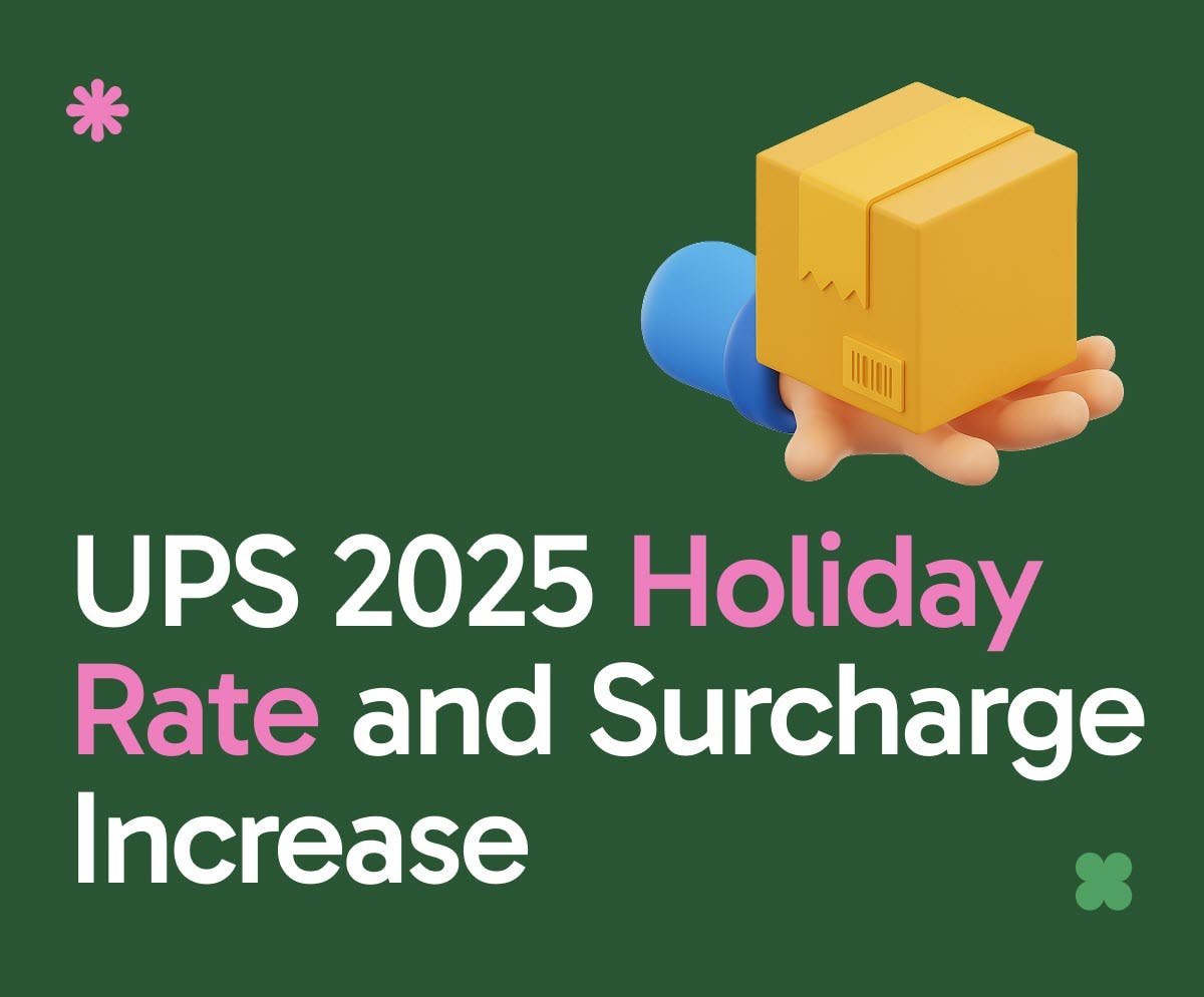 UPS 2025 Holiday Rate & Surcharge Increase