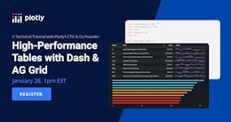 High Performance Data Tables With Dash And AG Grid