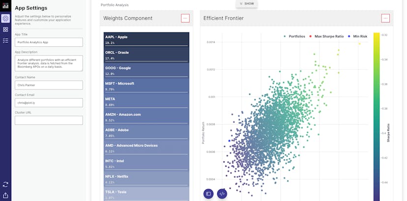 Plotly App Studio