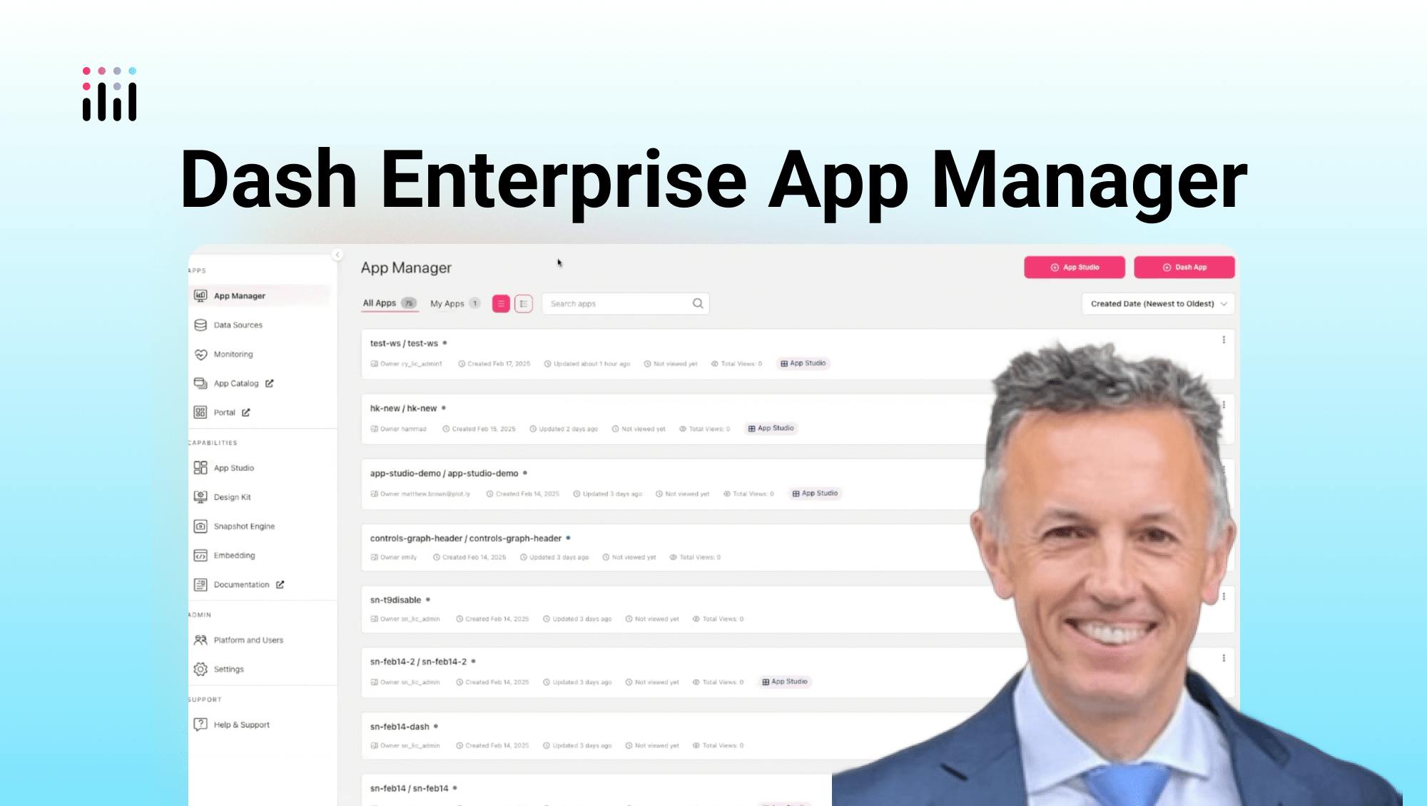 Quick intro to Dash Enterprise App Manager
