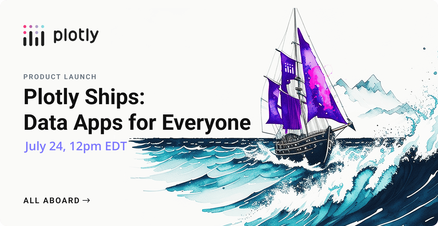 Plotly Ships: Data Apps for Everyone