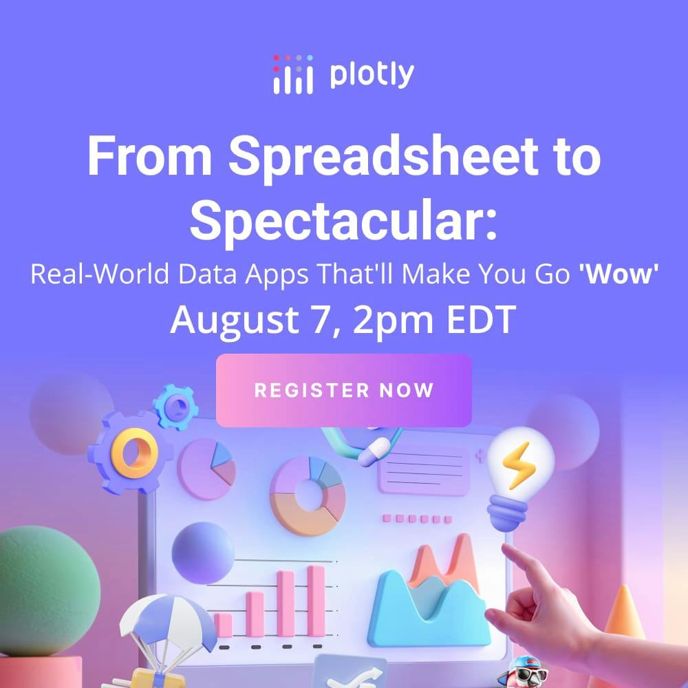 Register for the upcoming event: From Spreadsheet to Spectacular