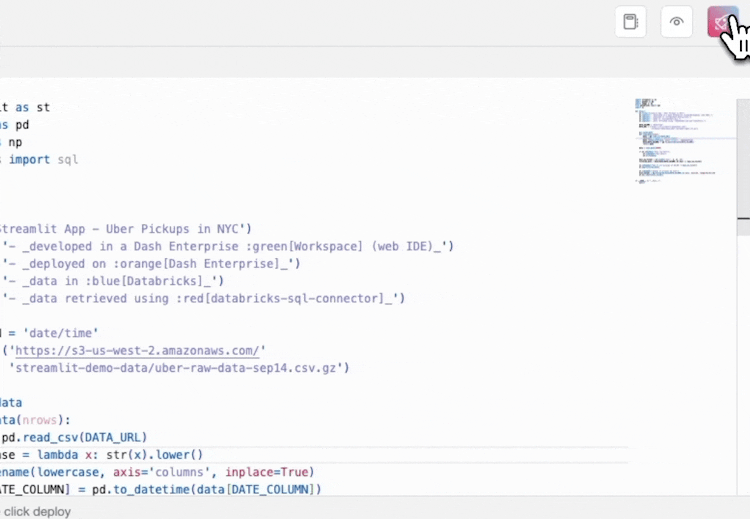 Centralized Data App Development