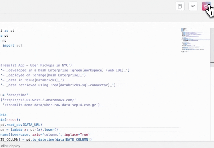 Centralized Data App Development