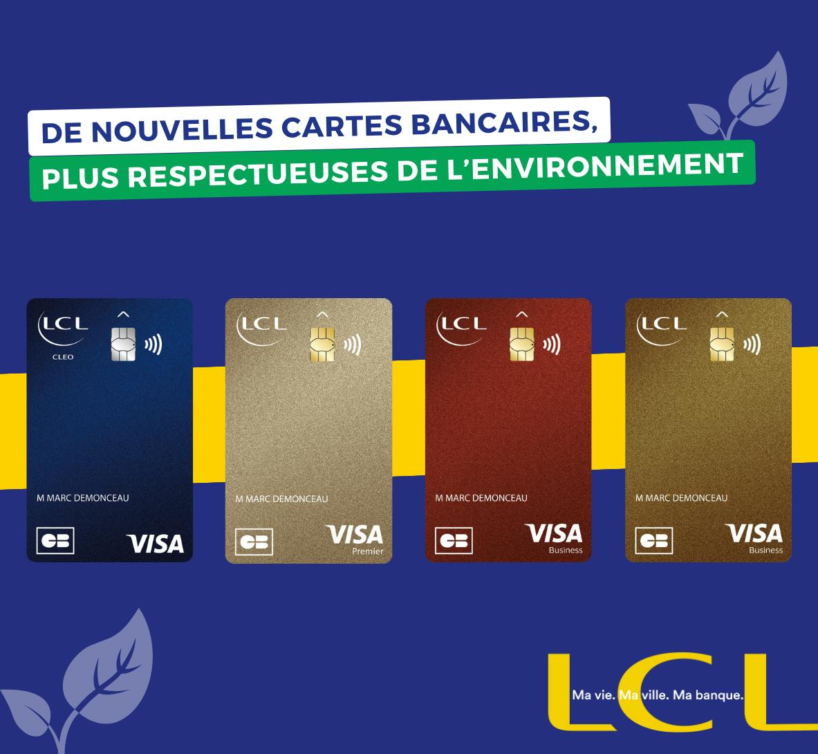 De nouvelles cartes bancaires LCL en 2024, plus…