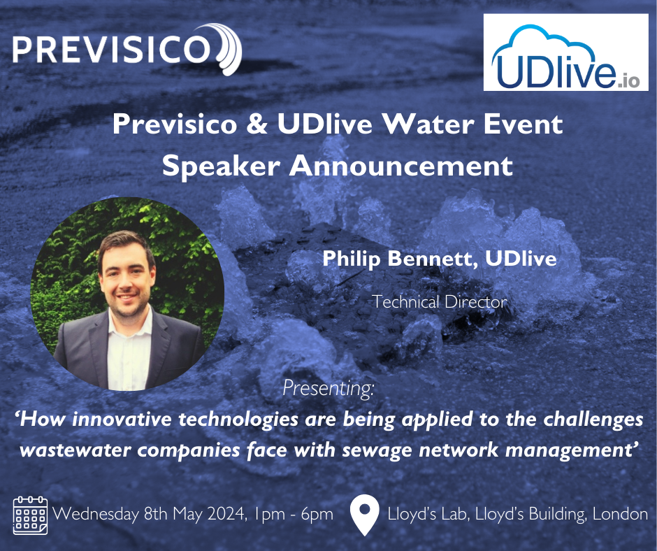 Speaker Announcement - Previsico and UDlive water event | Previsico