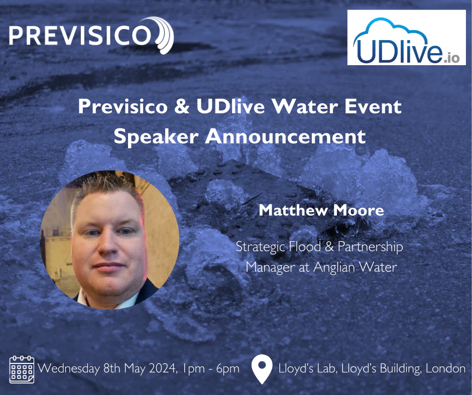 Anglian Water confirmed speakers at Previsico & UDlive event | Previsico