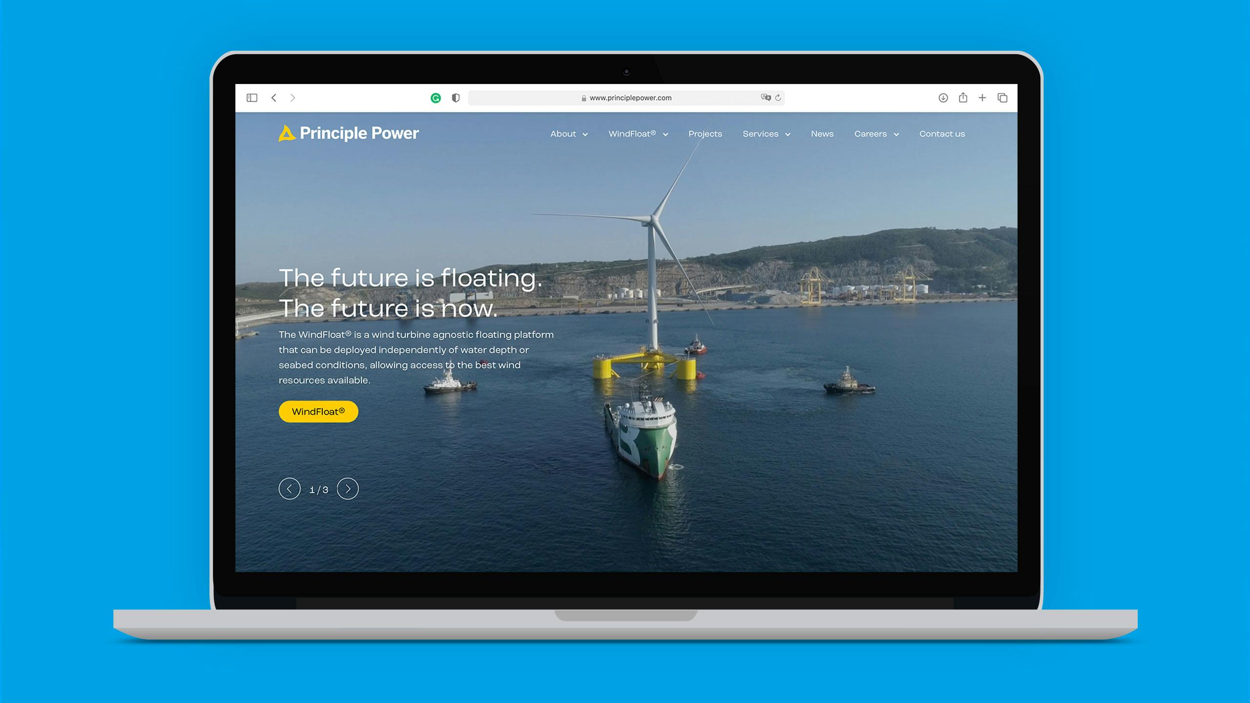 Principle Power launches new website