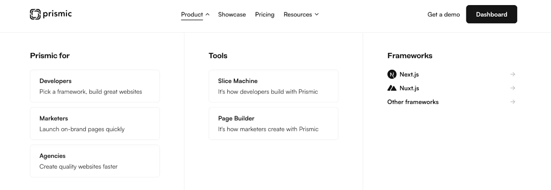 How to Model a Multi-level 'Mega Menu' with Prismic