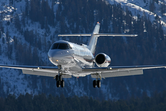 Business aviation flights for mining & commodities