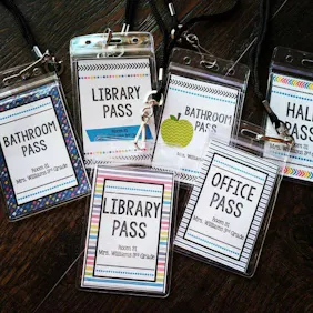 DIY passes make it easy to keep track of why students left class. Plus ...