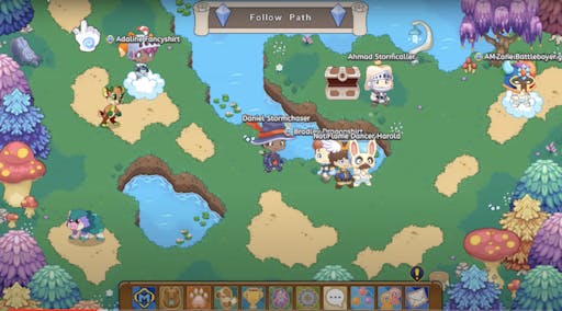 Each player’s journey is different, but follows the same storyline: