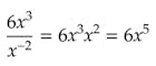 To make the negative exponent positive, move the ???? to the top of the ...