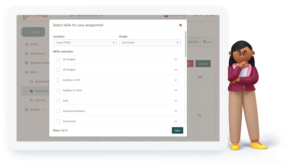 Assessments | Teacher Features | Prodigy Education