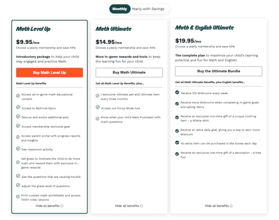 2. How many children do you want a Membership for?