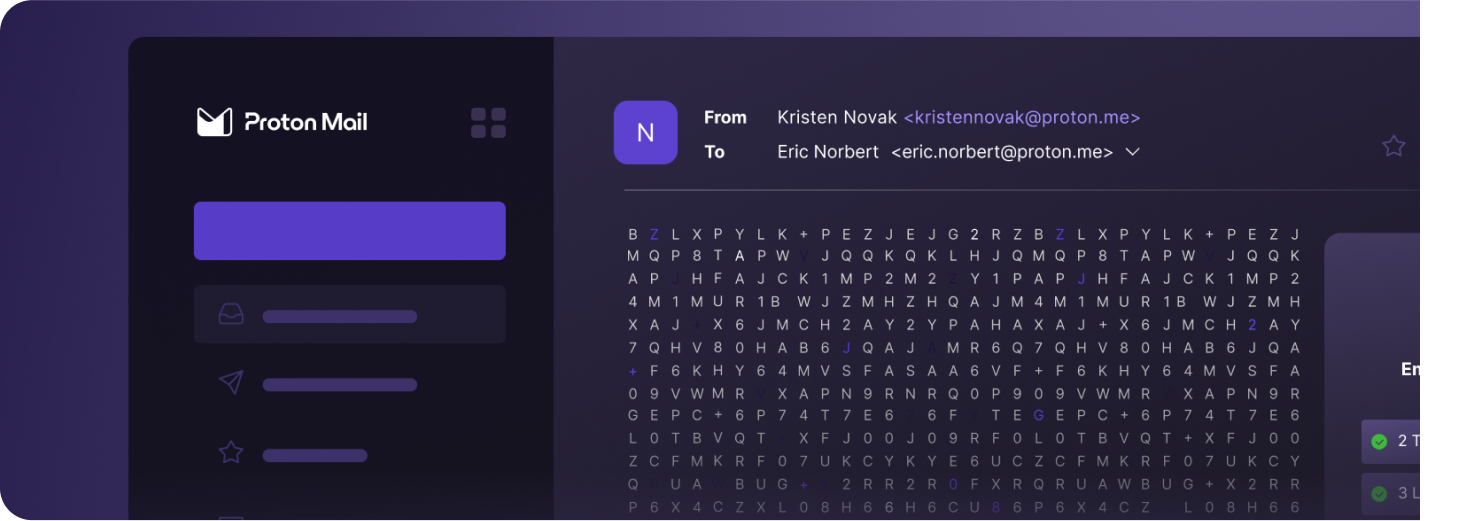 Proton Mail vs Tutanota: Encrypted email comparison | Proton