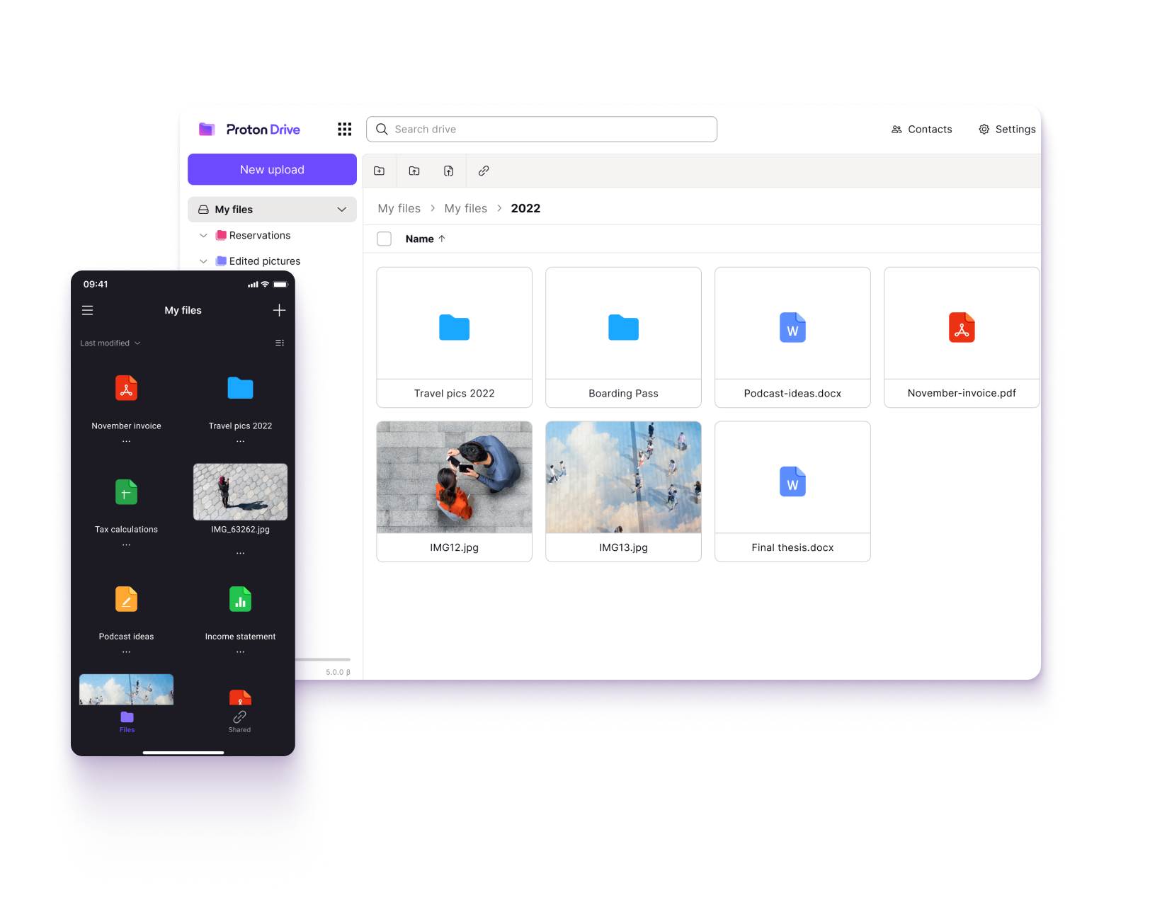 Sicherer Dateiversand mit Proton Drive