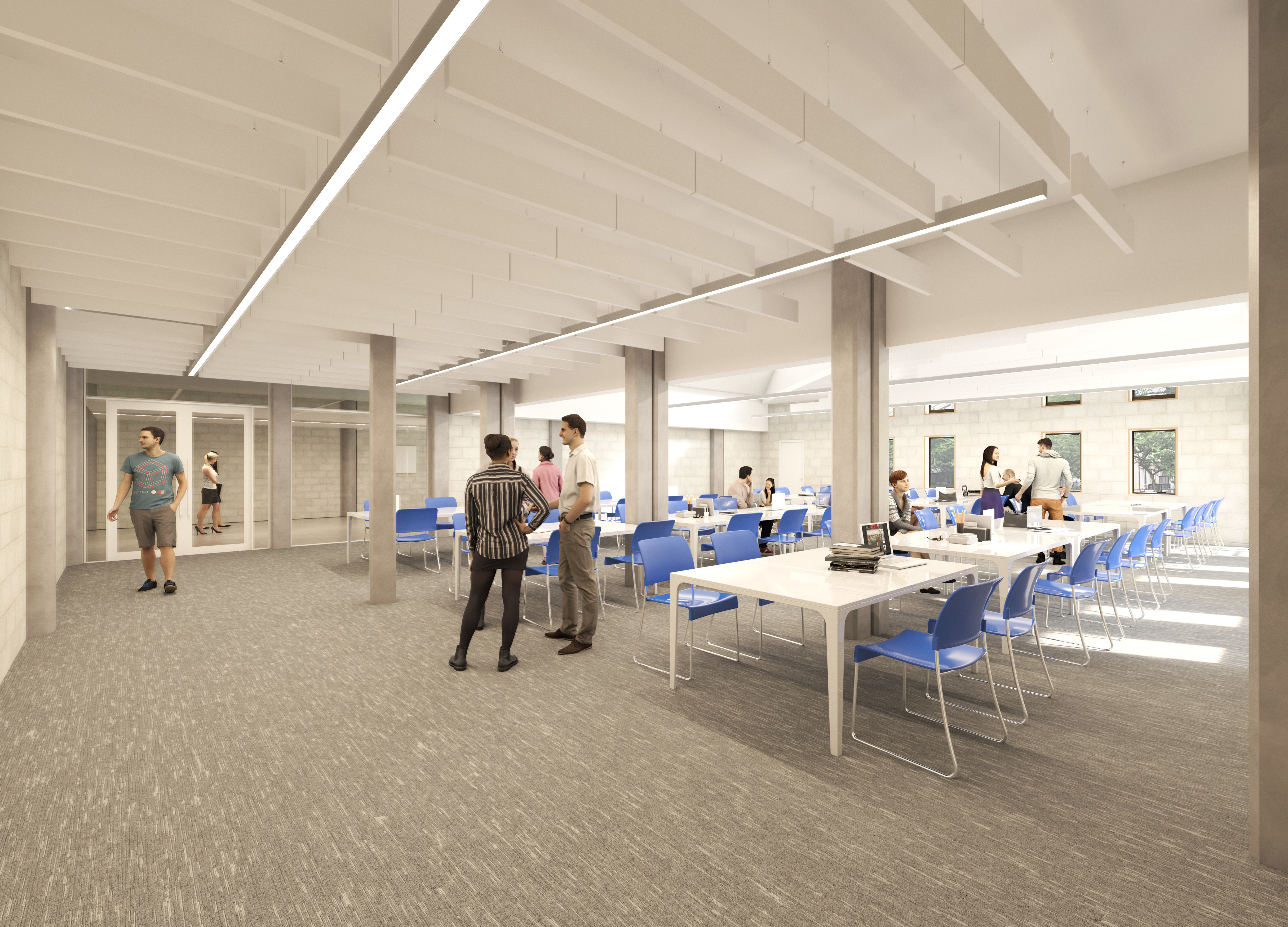 Mile End Library extension granted planning permission | Purcell