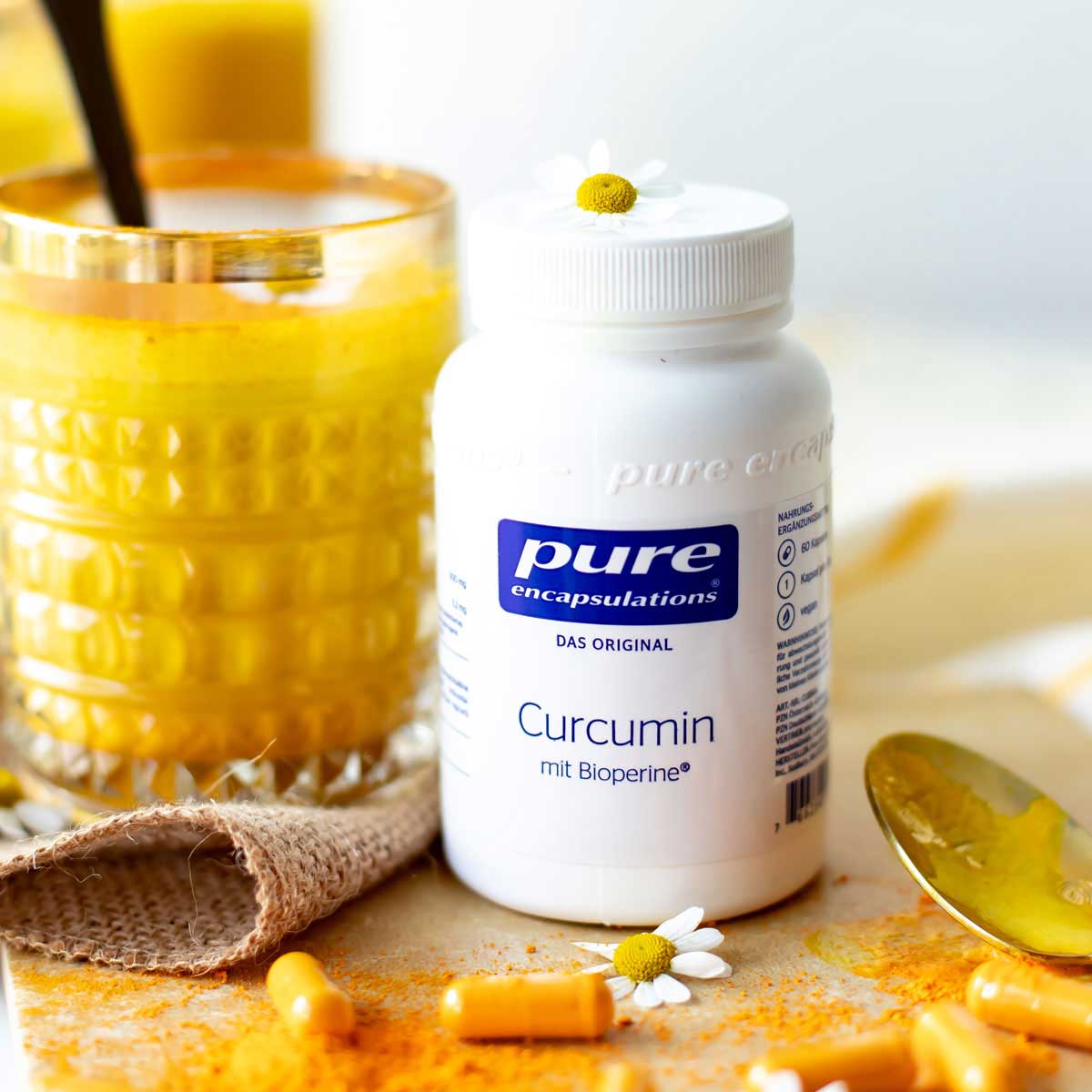 Kurkuma Kapseln mit Pfefferextrakt | Pure Encapsulations®