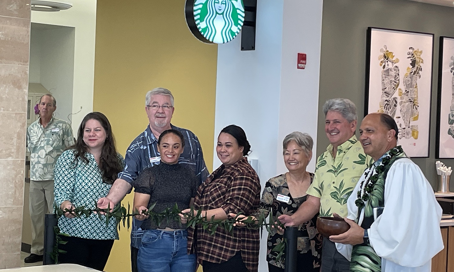 UH Starbucks Gateway Cafe Blessing – Peter Vincent Architects