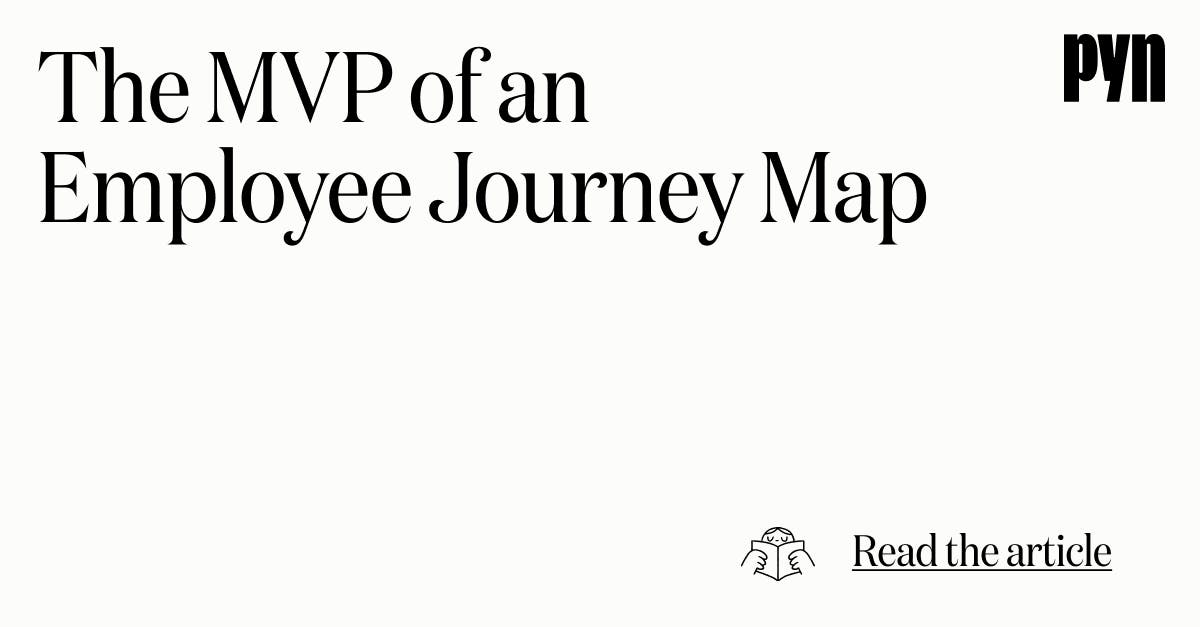 The MVP of an Employee Journey Map