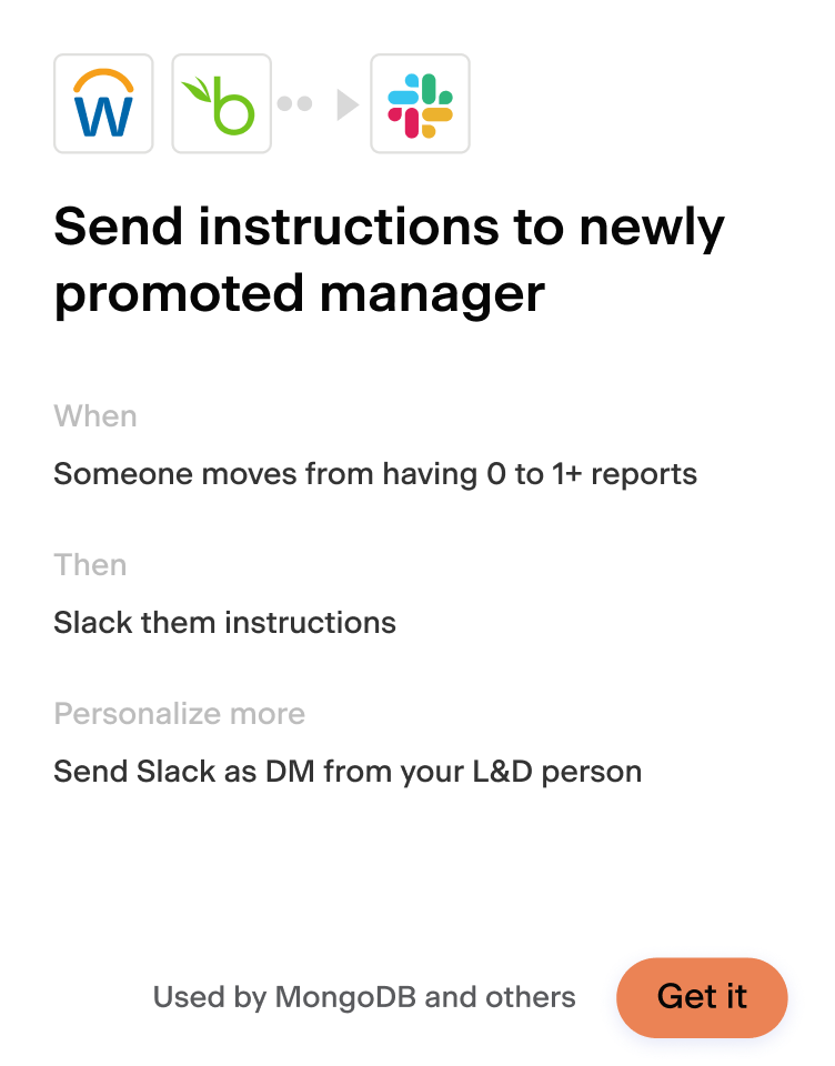 Integrations and Automations available from Pyn