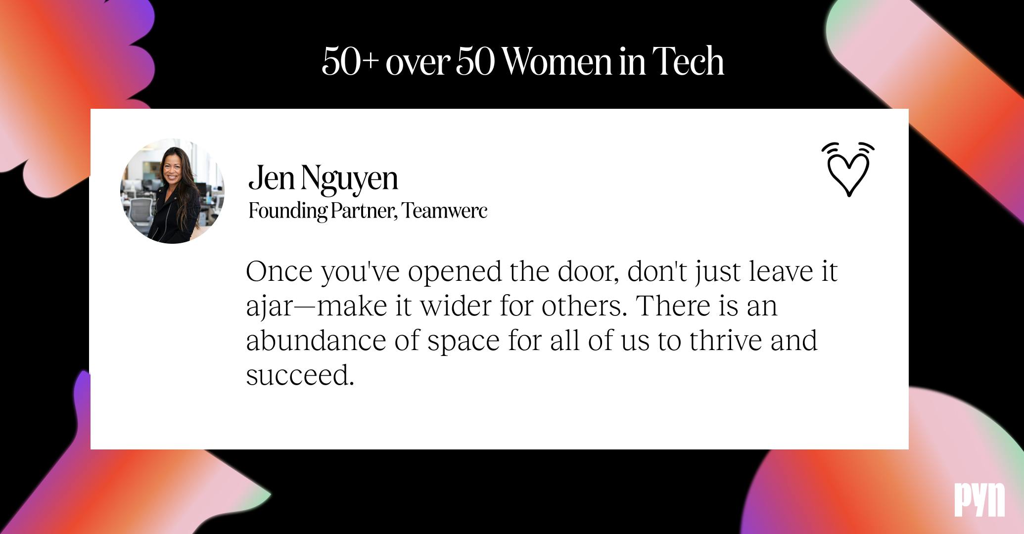 50 over 50 Women in Tech