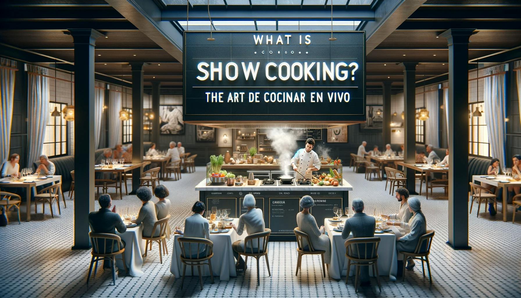 ¿Qué es Show Cooking? el arte de cocinar en vivo