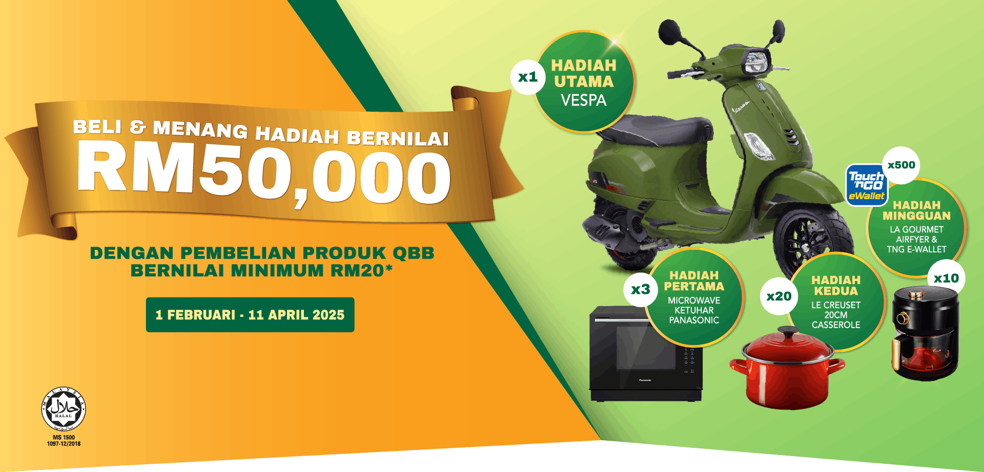 Acara - Sambutan 100 Tahun QBB! Menang Besar | QBB Pure Ghee