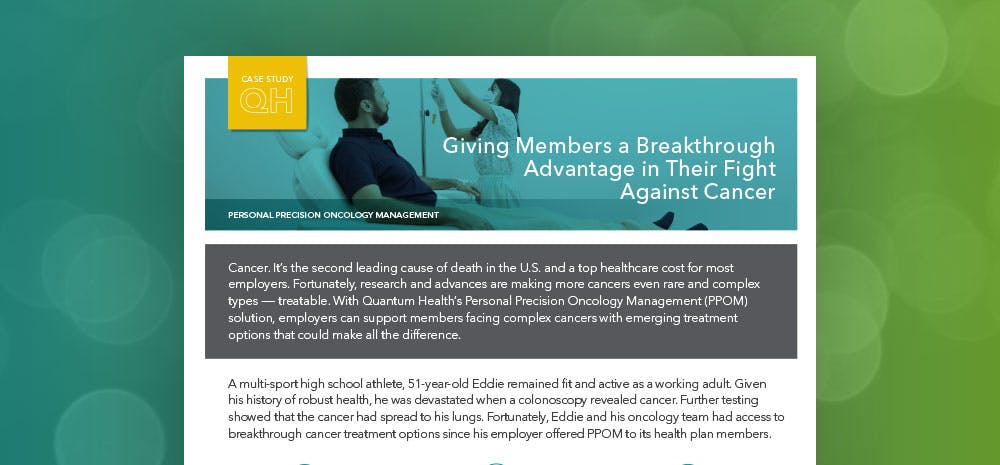 Case study: Cancer treatment guidance that improves outcomes and ...