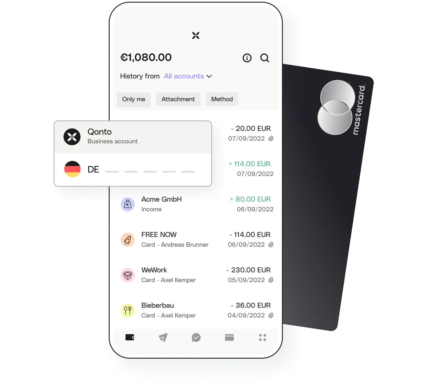 Business banking account for sole proprietors & traders • Qonto