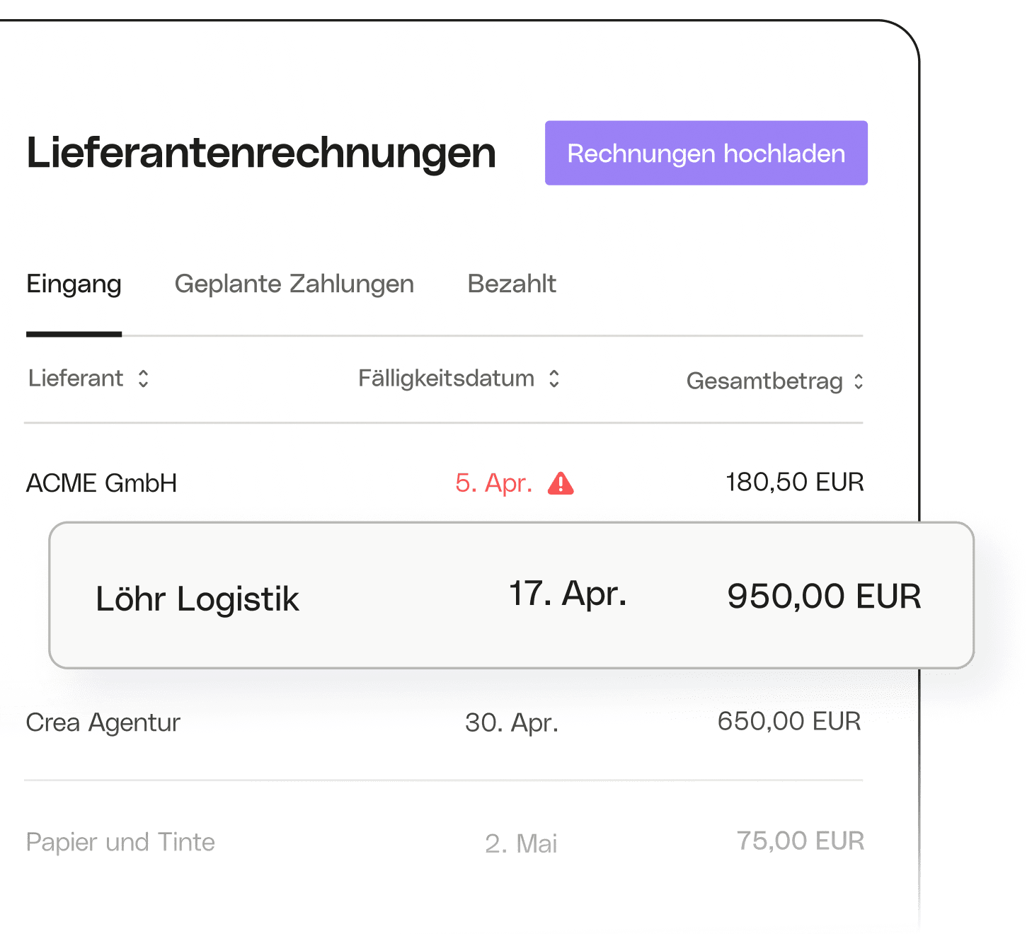 Eingangsrechnungen verwalten: übersichtlich & zentral • Qonto