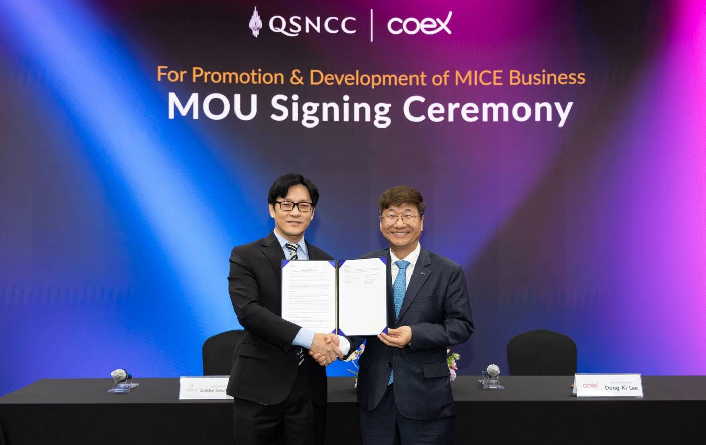 QSNCC | Coex and QSNCC signed MOU for the advancement of event industry ...