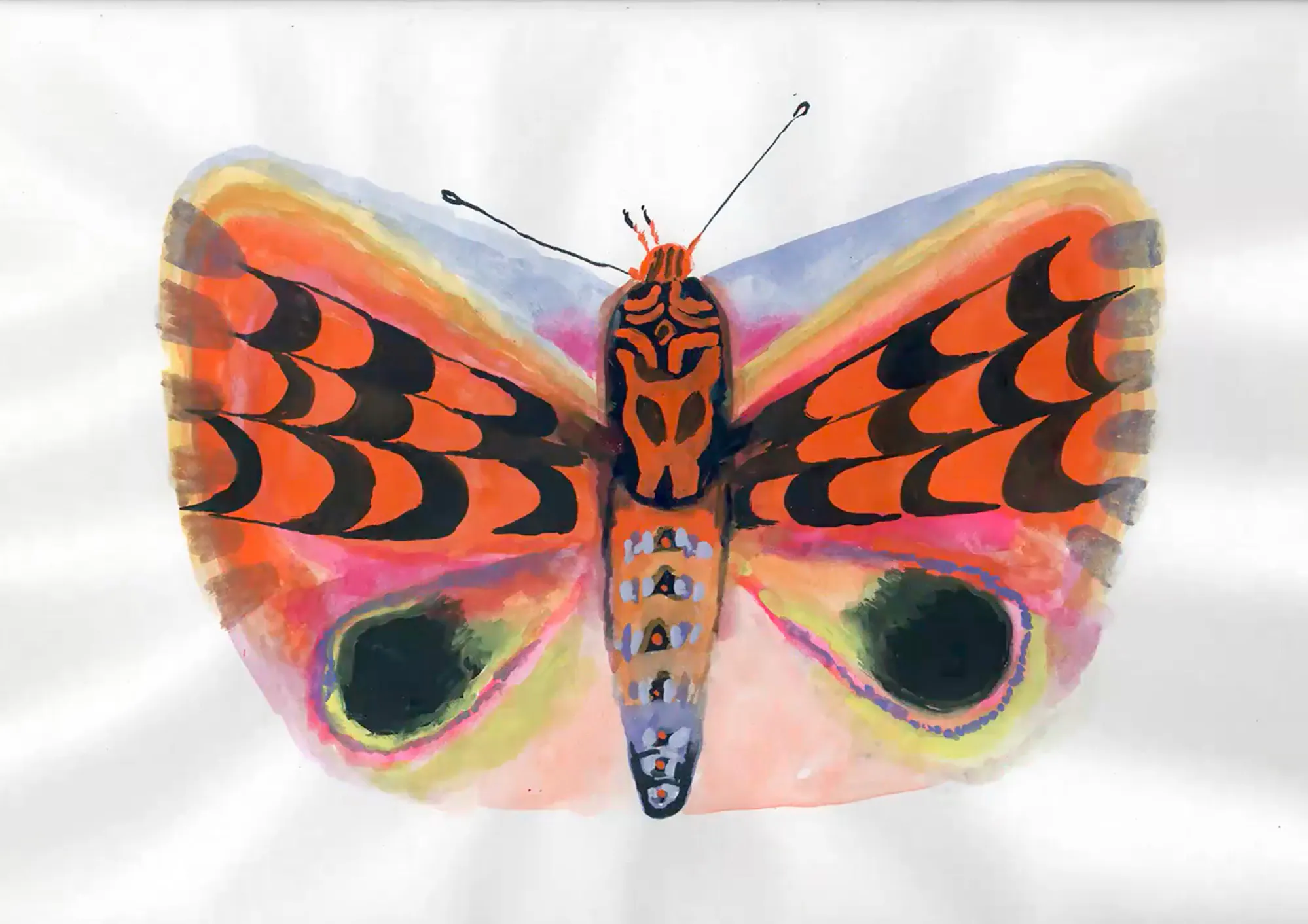 Attraction (Emily Scaife); Moth (Allison Schulnik) | Quickdraw ...