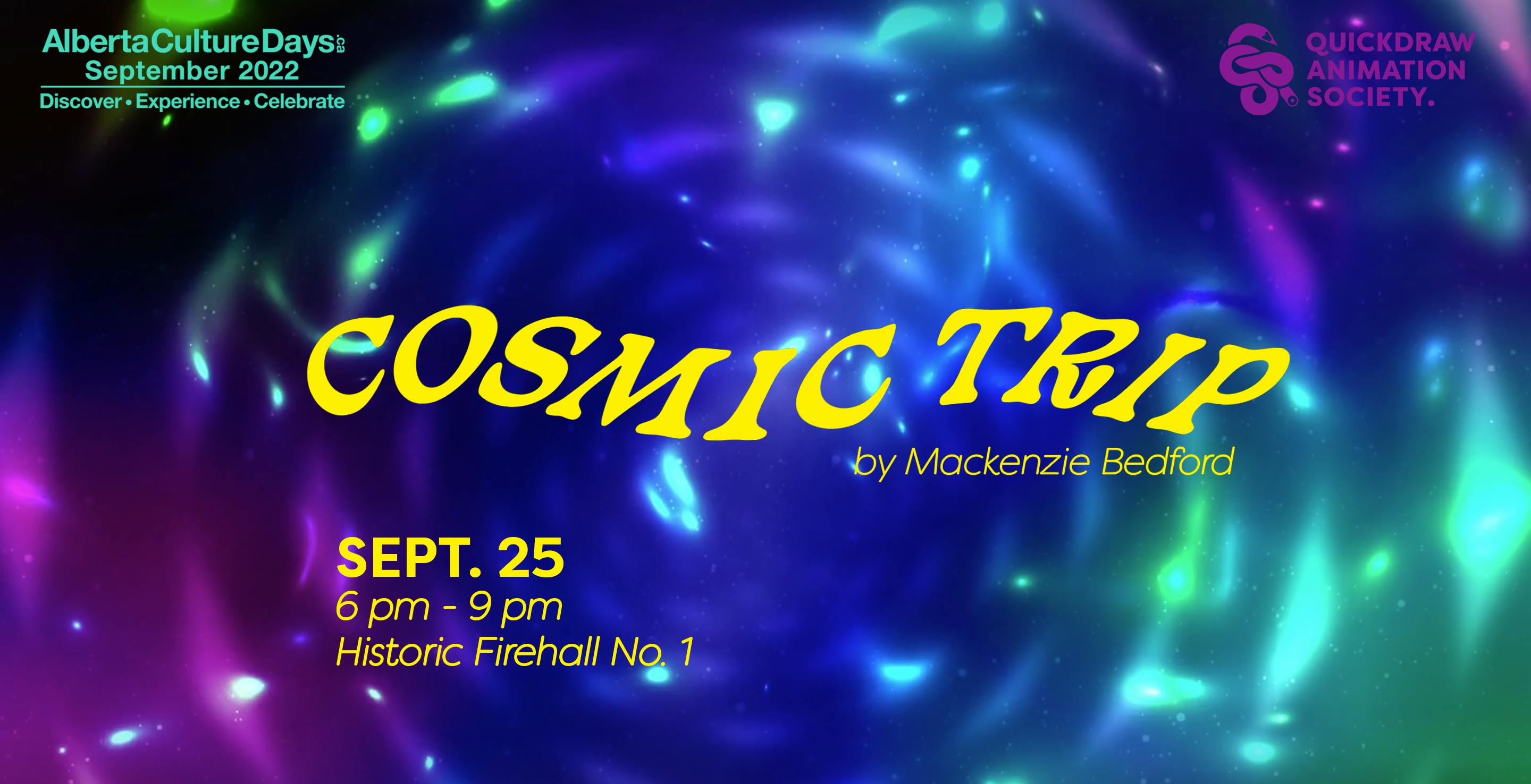 COSMIC TRIP: Projection Mapped Installation | Quickdraw Animation Society